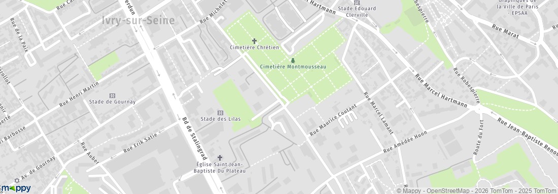 Cimetière Communal d'Ivry Ivry sur Seine (adresse)