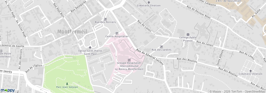 Groupe Hospitalier Intercommunal le Raincy-Montfermeil Montfermeil ...