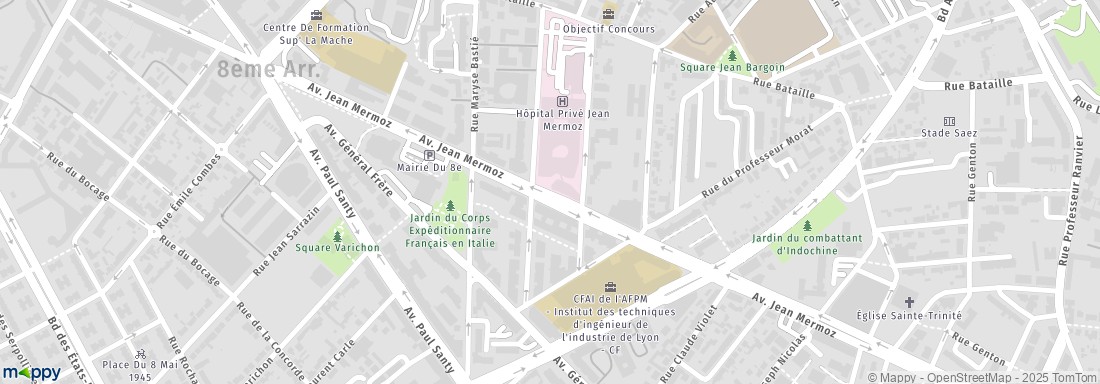 Hôpital Privé Jean Mermoz, 55 av Jean Mermoz, 69008 Lyon - Clinique ...