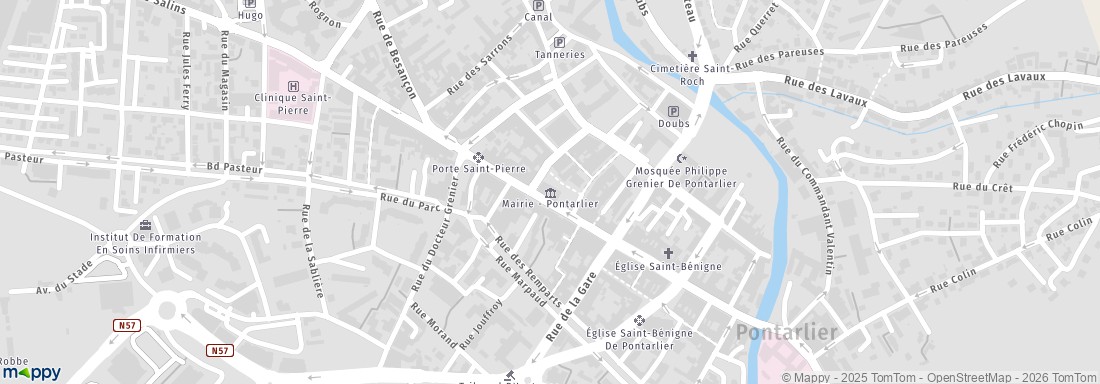 Mairie Pontarlier (adresse, horaires)