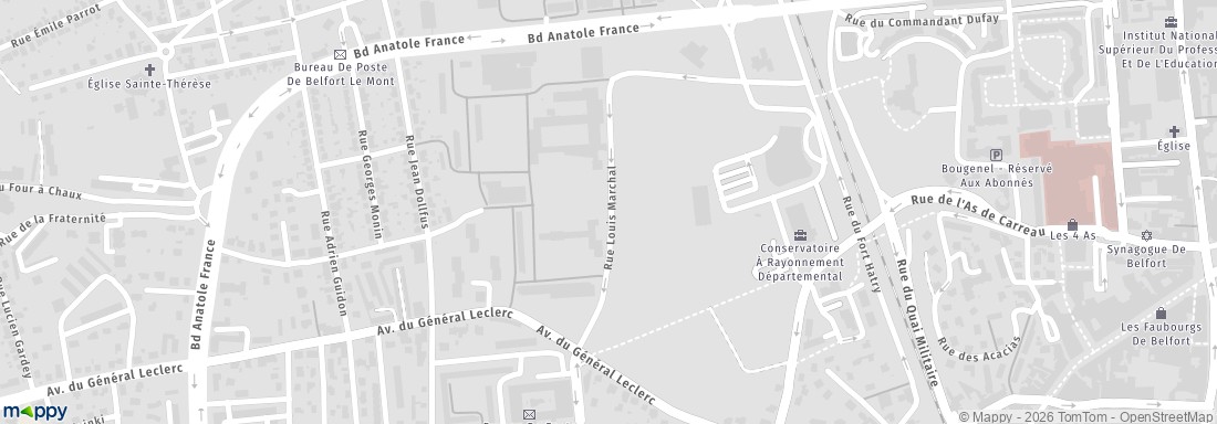 Lycée Raoul Follereau Belfort (adresse)